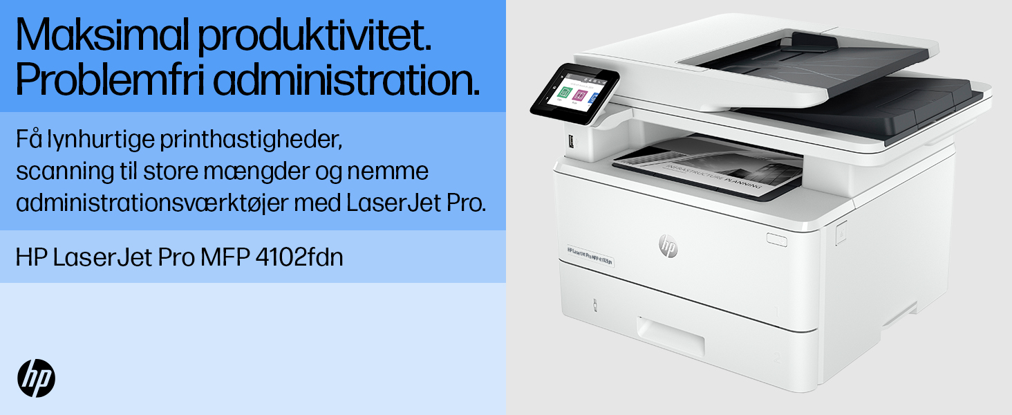 HP LaserJet Pro MFP 4102fdn - Multifunktionsprinter - S/H - laser ...