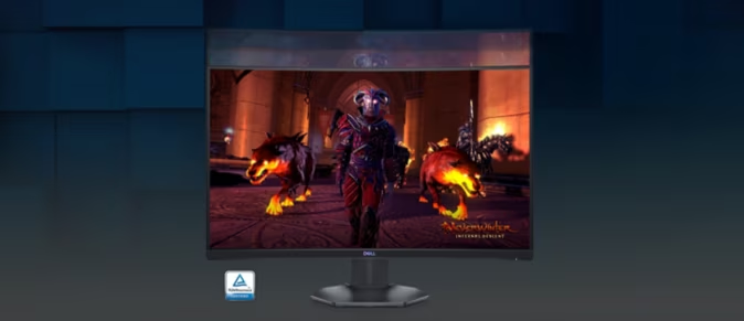 Dell 27 Gaming Monitor S2721HGFA - LED-skjerm - kurvet - Full HD (1080p ...