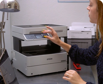 Epson WorkForce ST-M3000 Supertank - imprimante multifonctions - Noir et blanc