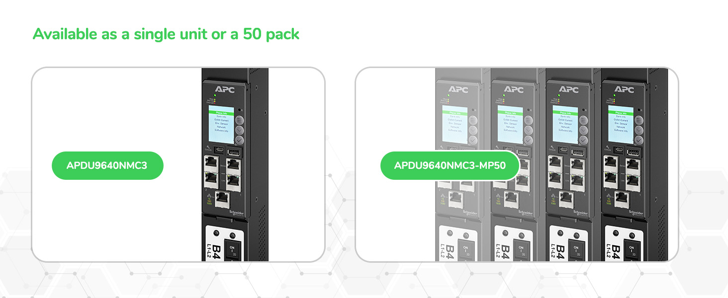 APC NetShelter Rack PDU Advanced - power distribution unit display ...