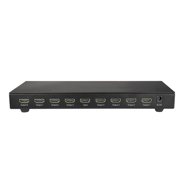 StarTech.com 4K 60hz HDMI Splitter - 8 Port - HDR Support - 7.1 ...