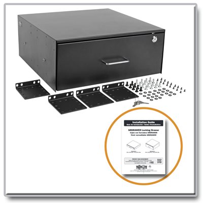 Tripp Lite 4U Locking Rackmount Storage Drawer Rack Enclosures/ Open ...