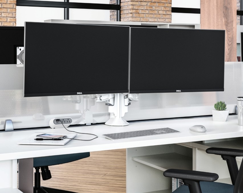 Chief Kontour K1C Dynamic Column Single Monitor Desk Mount - Monitor ...
