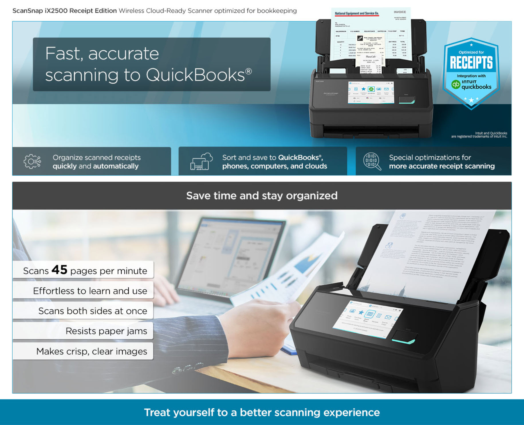 Ricoh - document scanner - USB‑C 3.2 Gen 1, Wi‑Fi 6