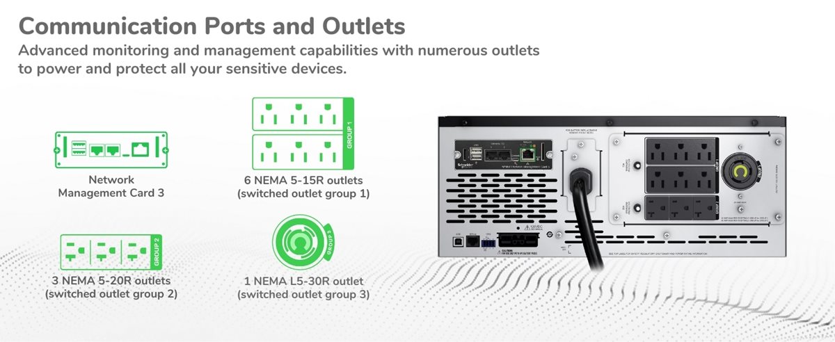 APC Smart-UPS X 3000 Rack/Tower LCD - UPS - 2700 Watt - 3000 VA - with ...