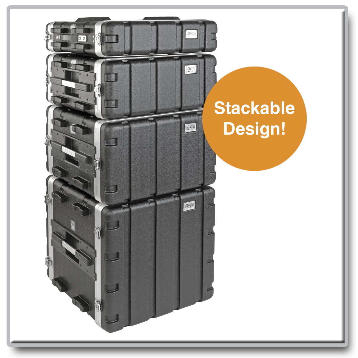 Tripp Lite 6U ABS Server Rack Equipment Flight Case for Shipping ...