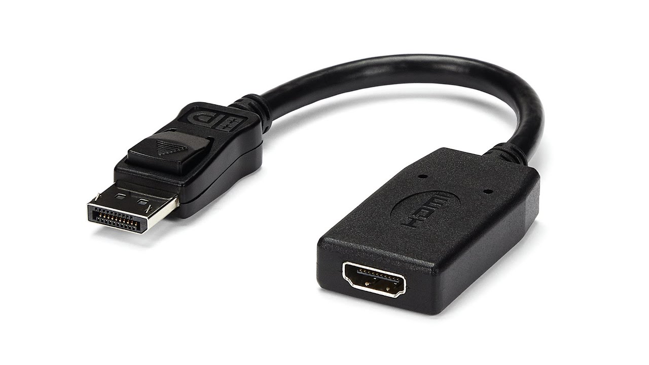 StarTech.com DisplayPort to HDMI Adapter - 1920 x 1200 - DP to HDMI ...