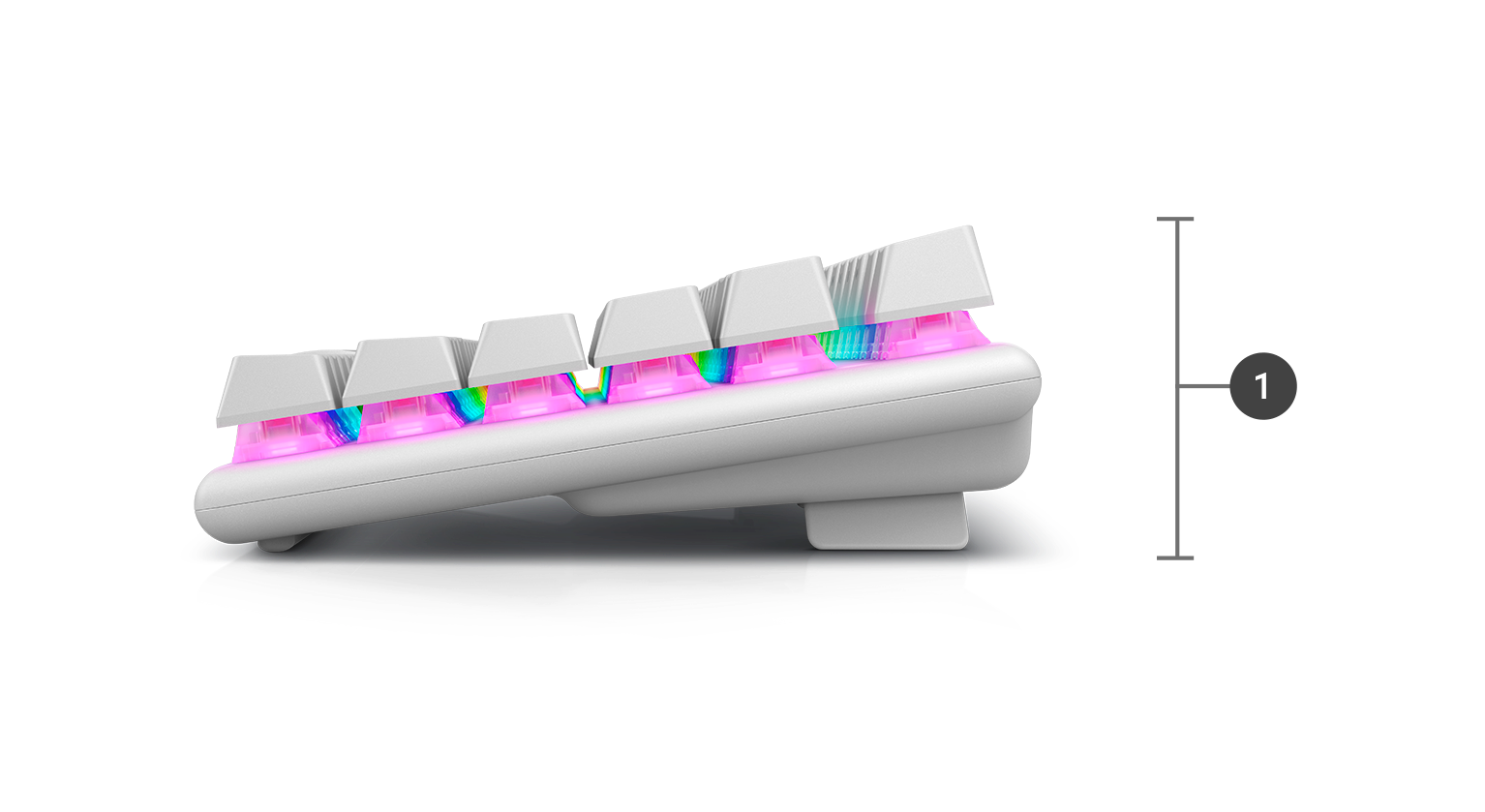 Alienware Pro Wireless Gaming Keyboard - Tastatur - 75% - compact TKL ...