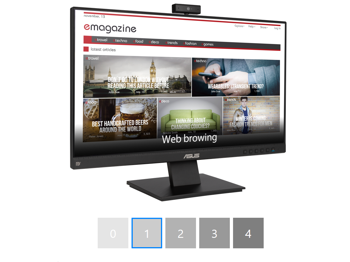 ASUS BE24EQK - LED monitor - Full HD (1080p) - 23.8"