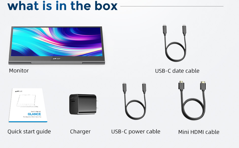 Mobile Pixels Glance - LCD monitor - Full HD (1080p) - 16"
