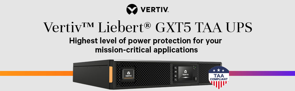 Vertiv Liebert GXT5 TAA UPS - 1500VA/1350W 120V Online 2U Rack/Tower UPS | Dell USA