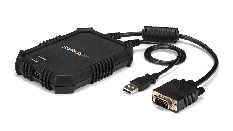 StarTech.com Laptop to Server KVM Console - Rugged USB Crash Cart Adapter