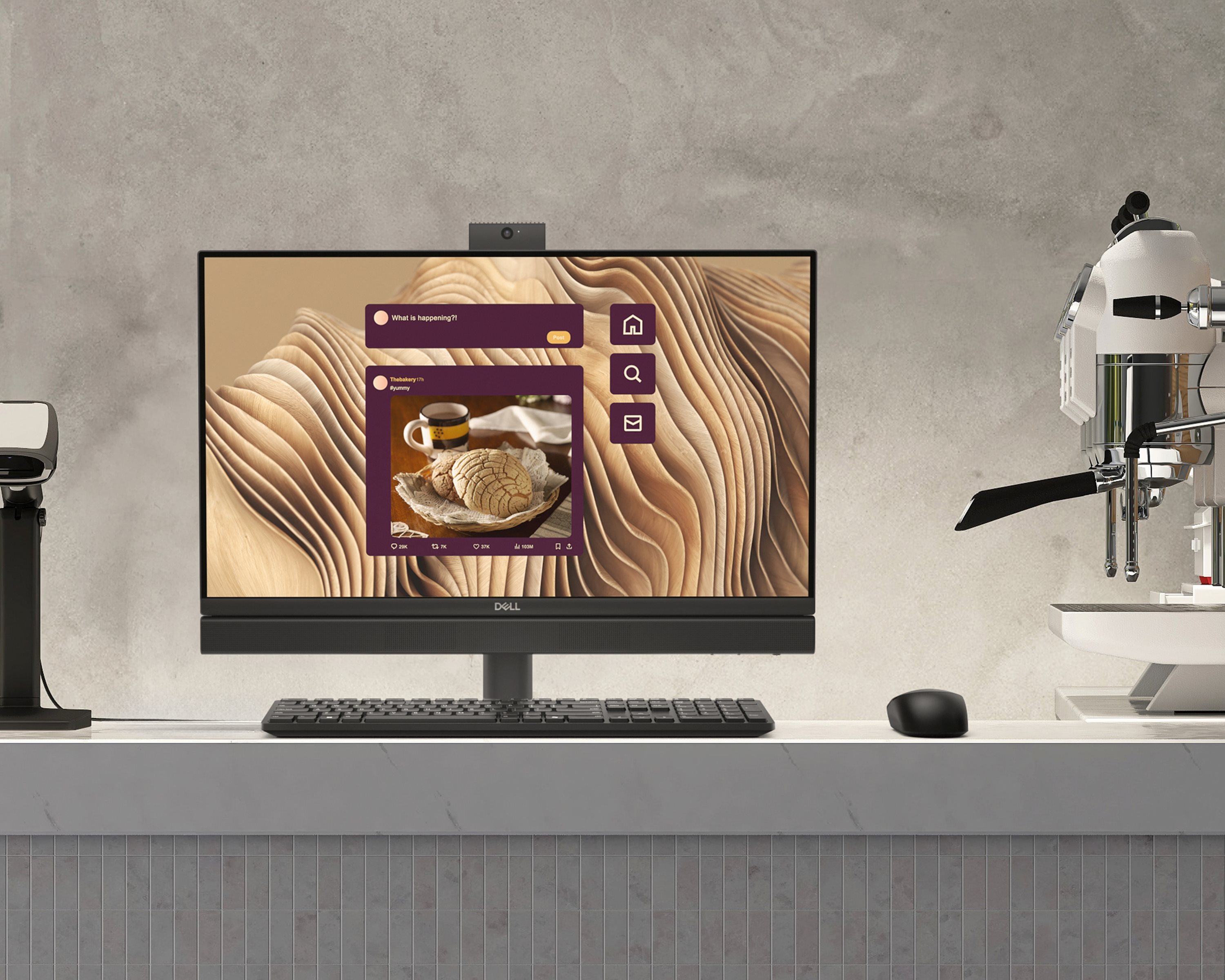 Dell Pro 24 All-in-One QC24251 - all-in-one Core Ultra 5 235T 2.2 GHz ...