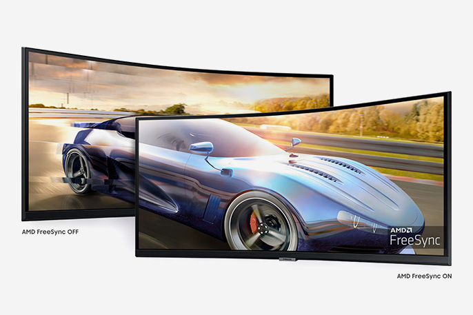 Samsung S34A654UXN - S65UA Series - LED monitor - curved - 34"