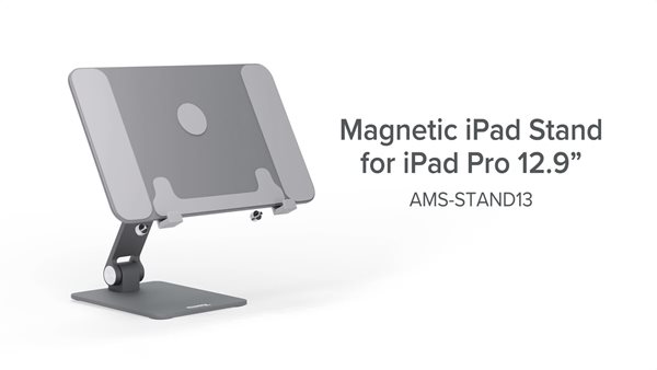 Plugable Magnetic Tablet Holder for MagSafe iPad Pro 12.9 Rotating Stand