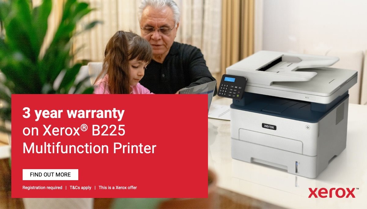 Xerox B225 A4 Mono Multifunction Laser Printer B225V_DNIUK | Printer Base