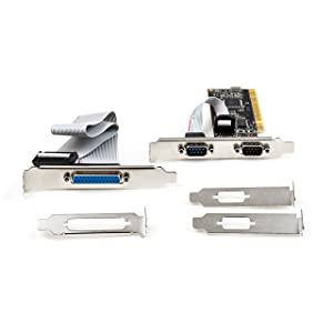 Startech.com PCI Serial Parallel Combo Card - 2x Serial RS232, 1x ...
