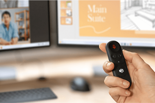 Microsoft Presenter+ presentation remote control - matte black