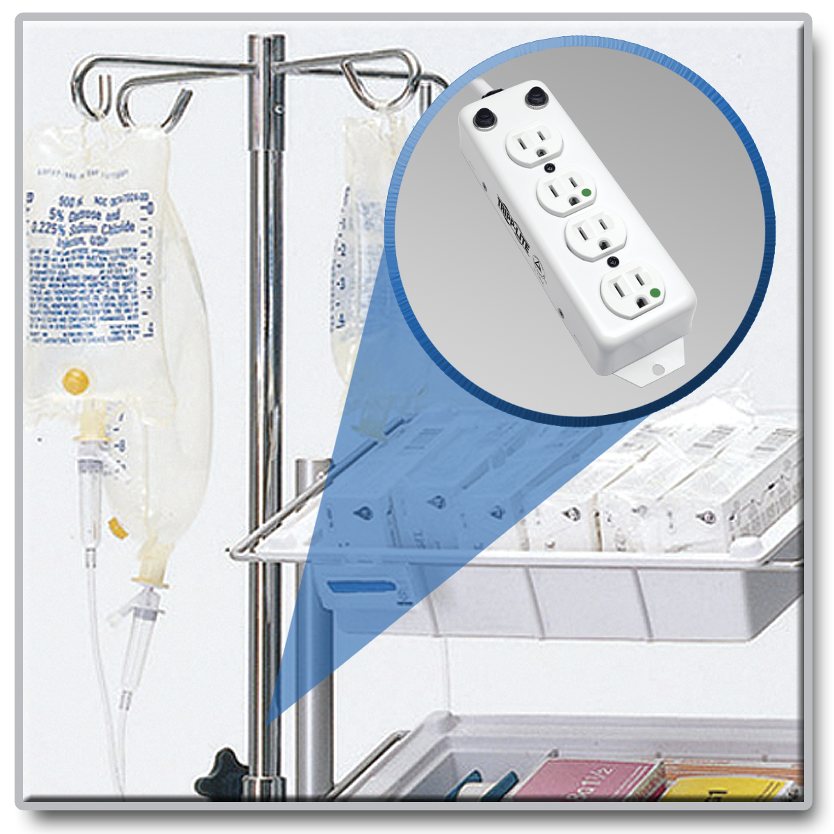 Tripp Lite Safe-IT For Patient-Care Vicinity - Power Strip Medical ...