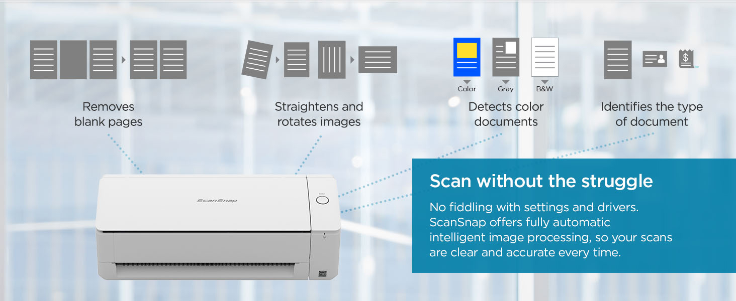 Ricoh ScanSnap iX1300 - document scanner - desktop - USB 3.2 Gen 1x1 ...