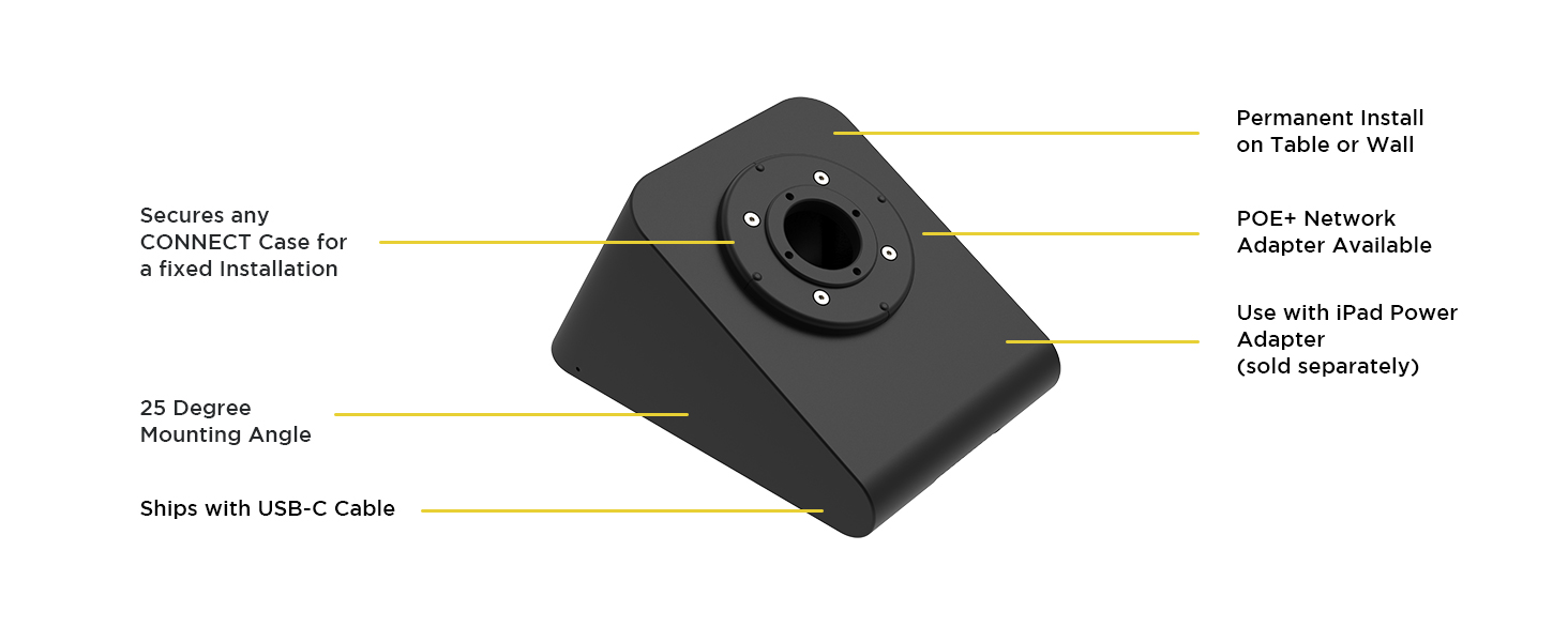 iPort CONNECT mounting component (wedge mount & cable) - for tablet ...