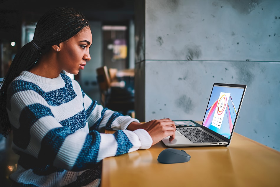 Dell - MS3320W - mouse - 2.4 GHz, Bluetooth 5.0 - midnight green