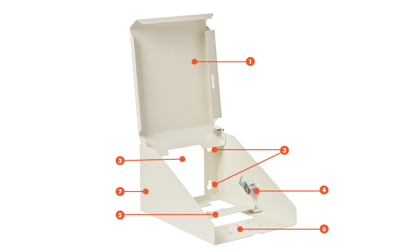 Tripp Lite Universal Wall Bracket for Wireless Access Point with Cover ...