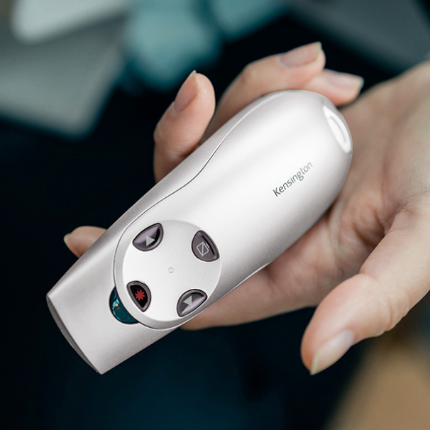 Kensington Presenter Expert Wireless with Red Laser - Pearl White ...