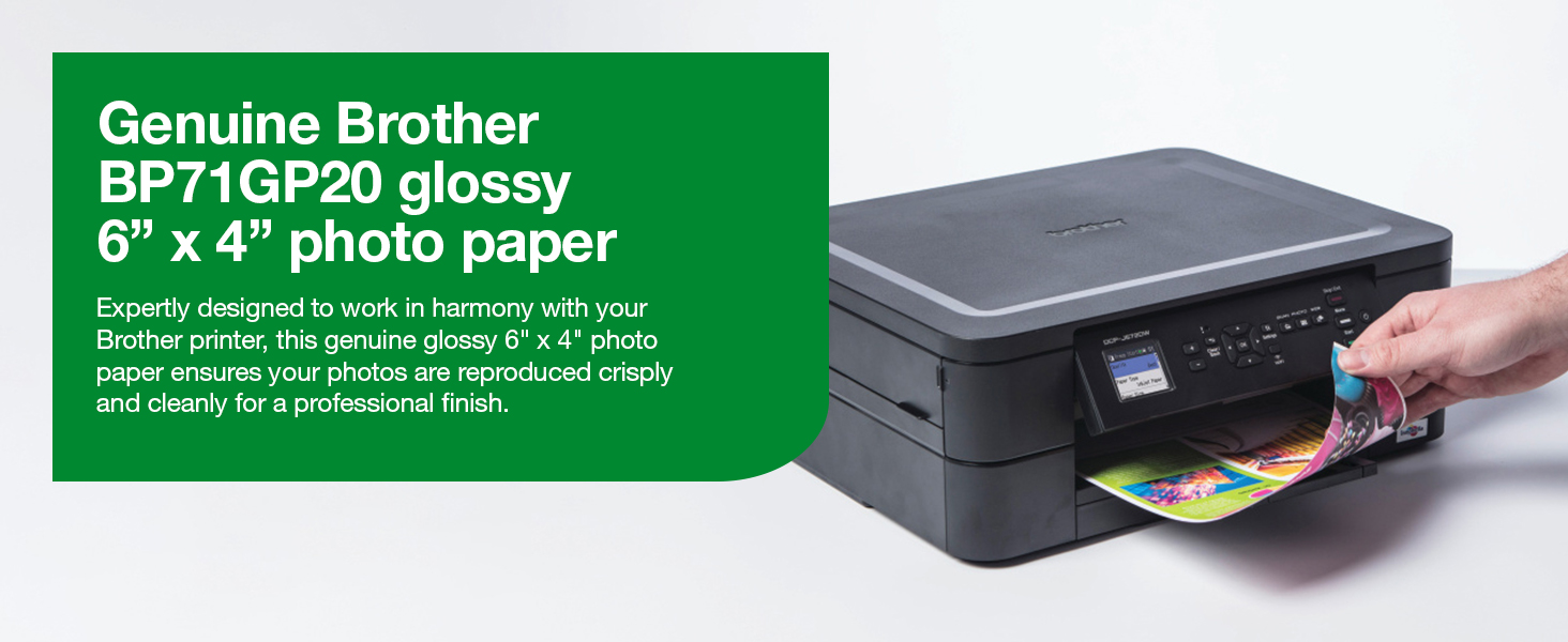 Brother BP - photo paper - glossy - 20 sheet(s) - 100 x 150 mm