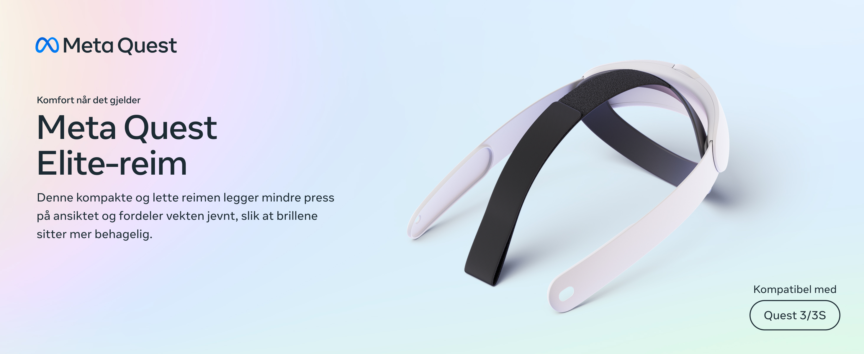 Meta Quest Elite Strap for Quest 3/3S - VR-Headset | Webhallen