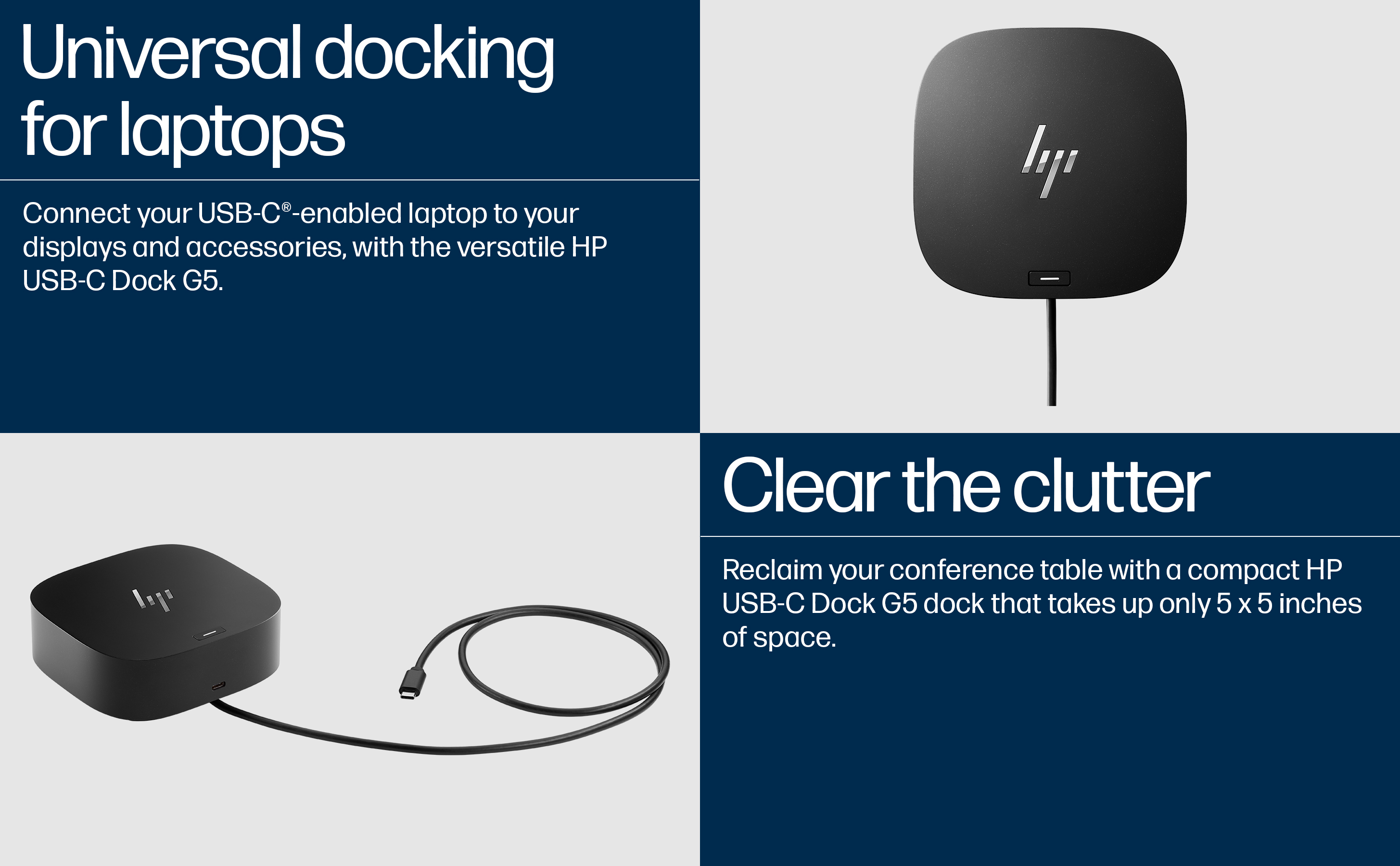 Poly Studio R30 - with HP USB-C Dock G5