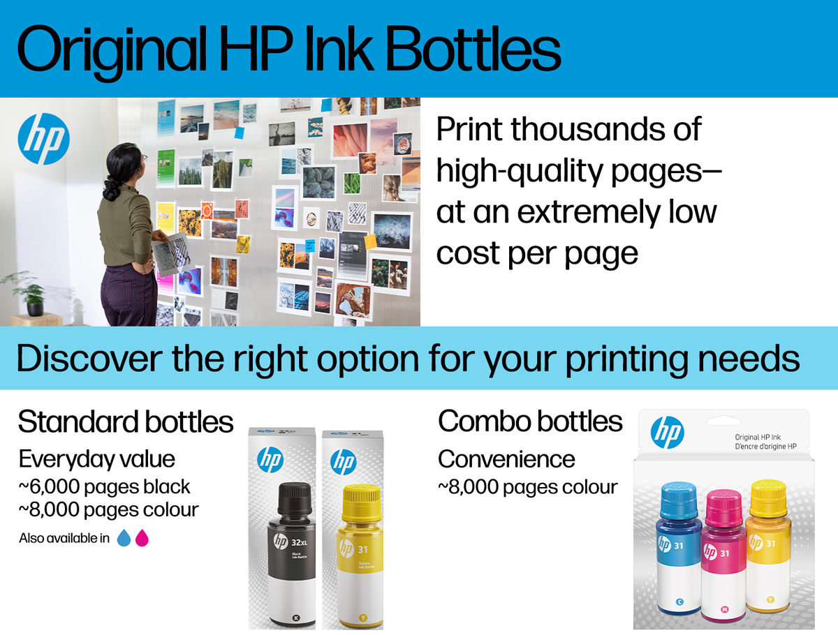 HP 31 - yellow - original - ink refill
