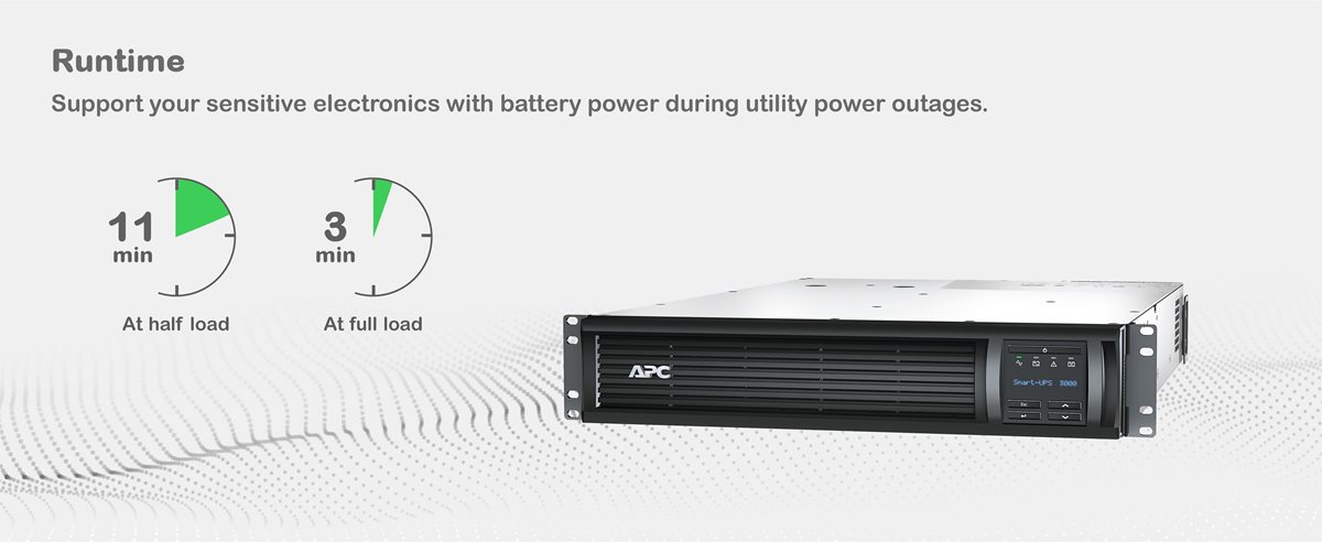 APC Smart-UPS 3000 RM 2U LCD - UPS - 2.7 kW - 3000 VA - with APC UPS ...