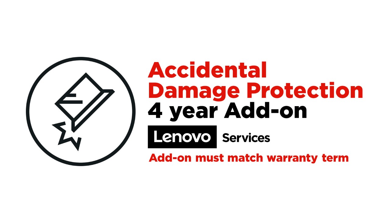 Lenovo Accidental Damage Protection - accidental damage coverage - 4 years