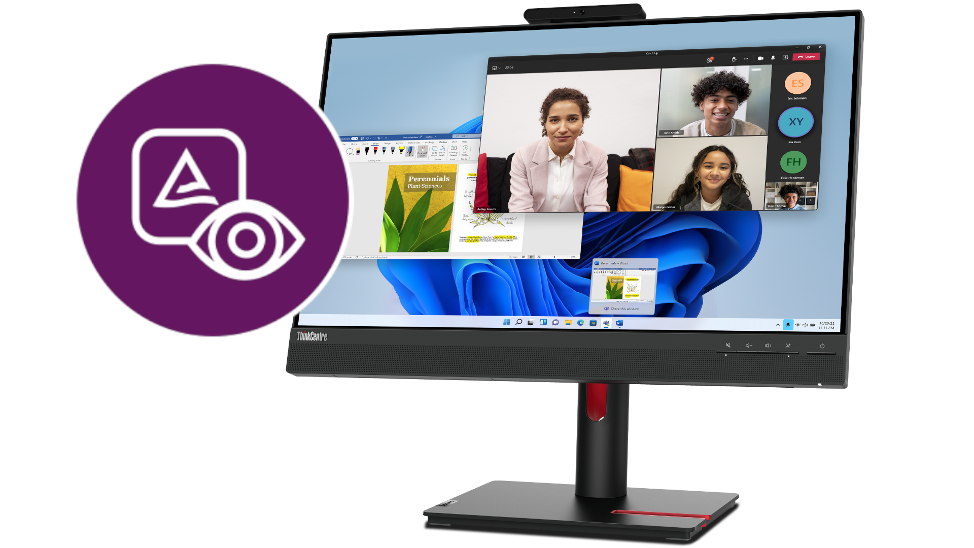 Lenovo ThinkCentre Tiny-in-One 24 Gen 5 - LED monitor - Full HD (1080p ...