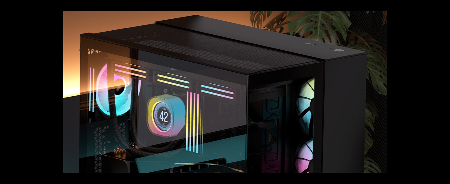 CORSAIR 2500X - Mid tower - micro ATX - windowed side panel (tempered ...