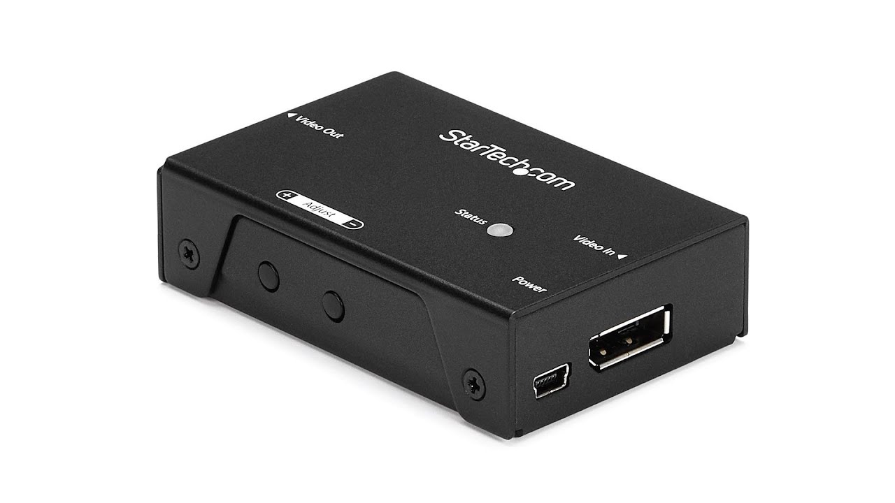 StarTech.com DisplayPort Signal Booster - DP Video Signal Amplifier ...