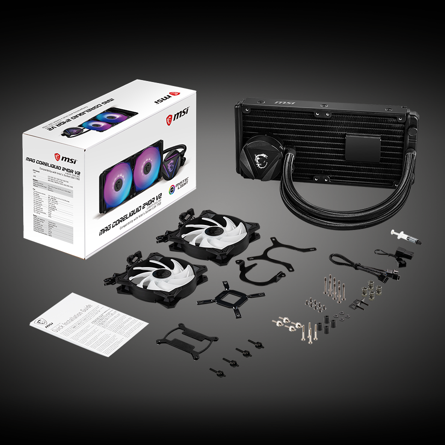 MSI MAG CORELIQUID 240R V2 - processor liquid cooling system