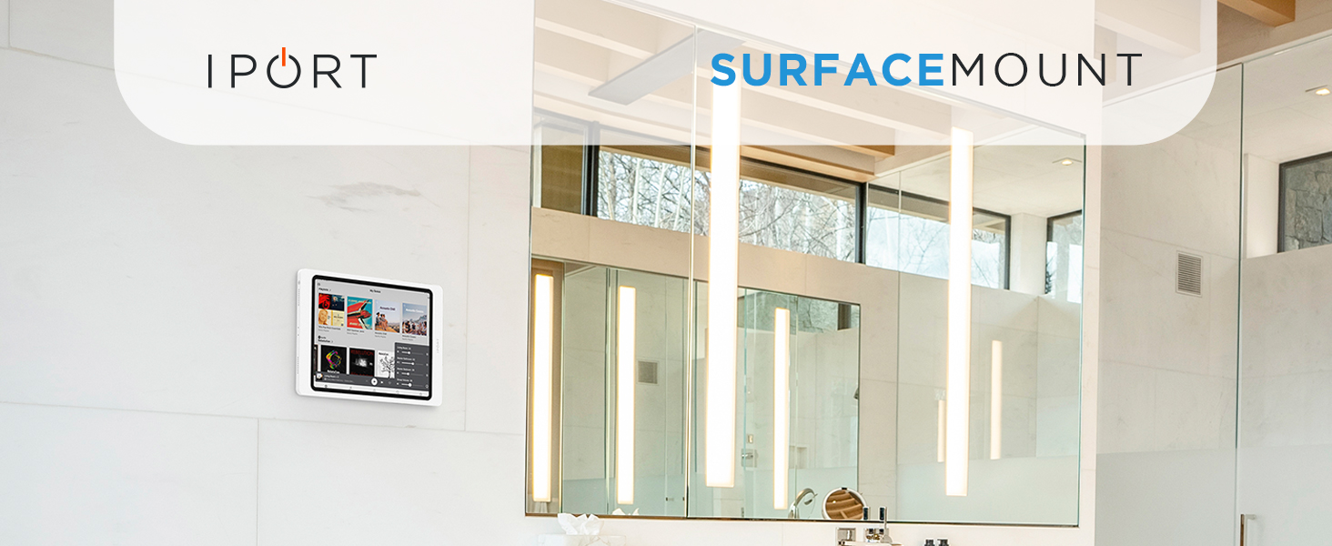 iPort Surface Mount System enclosure - for tablet - black