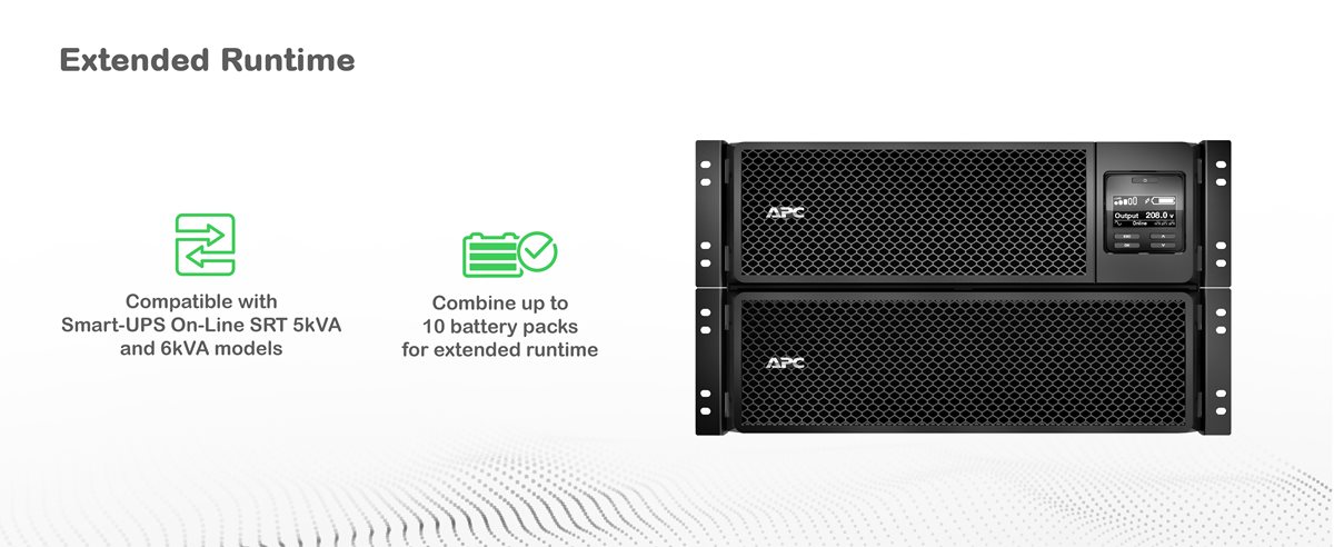APC Smart-UPS SRT 192V 5kVA and 6kVA RM Battery Pack - battery ...