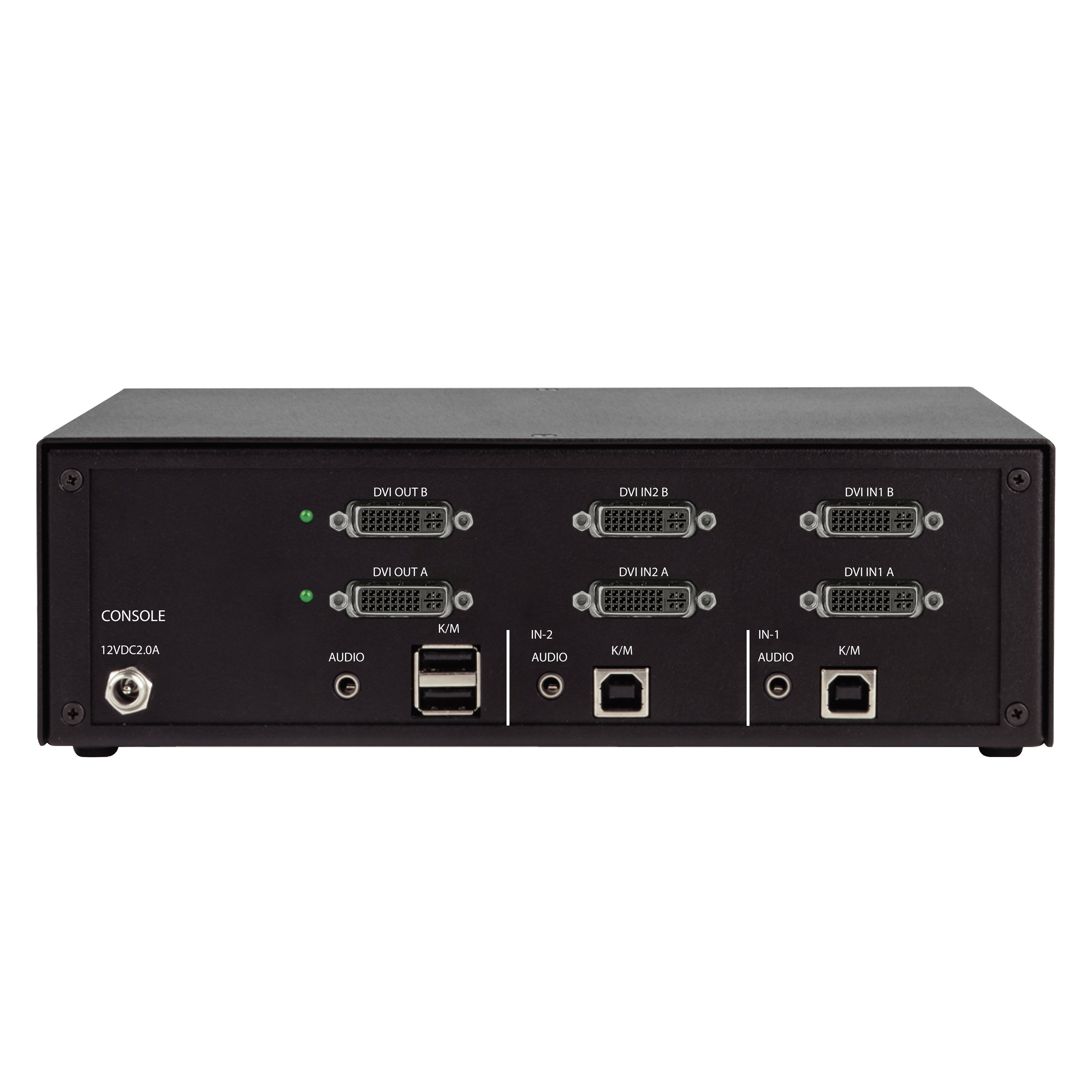 Black Box SECURE KVS4-2002V - KVM / audio switch - 2 ports - TAA Compliant