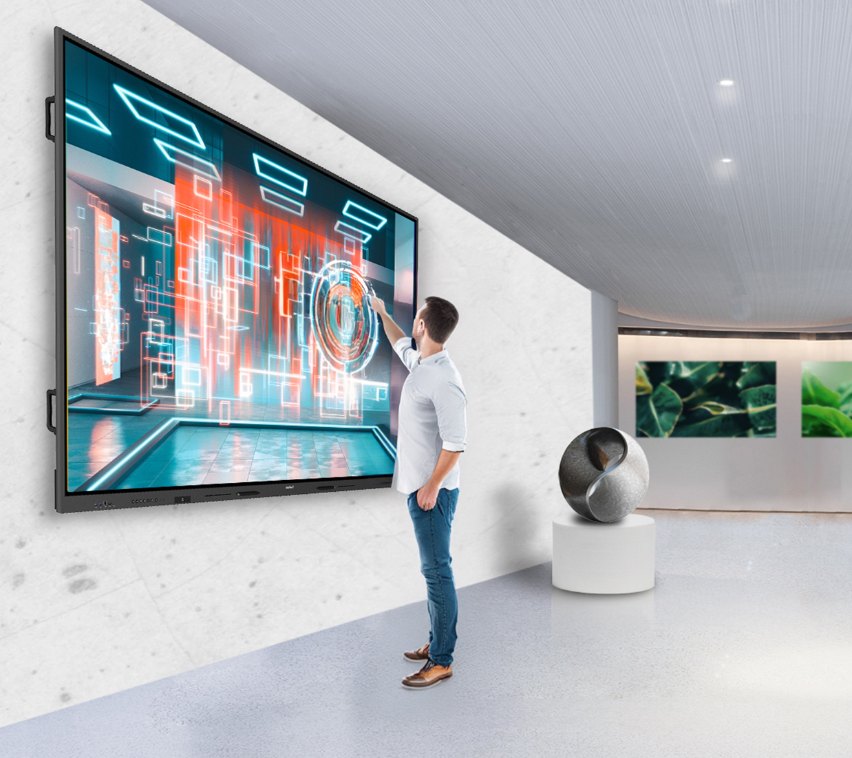 Viewsonic 110-inch 4K ViewBoard interactive display - Integrated microphone