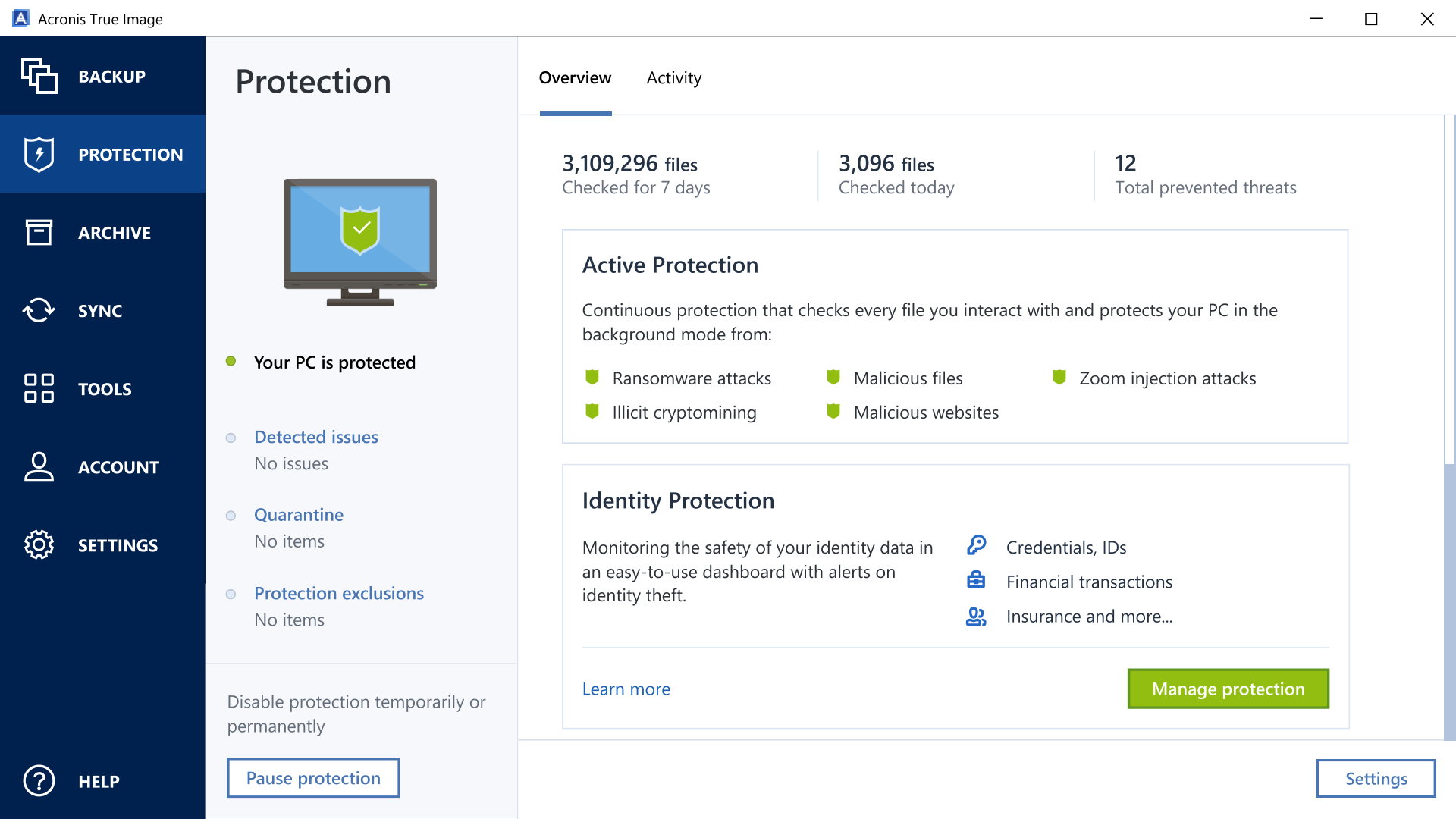 Acronis Cyber Protect Home Office Essentials - subscription license (3 ...