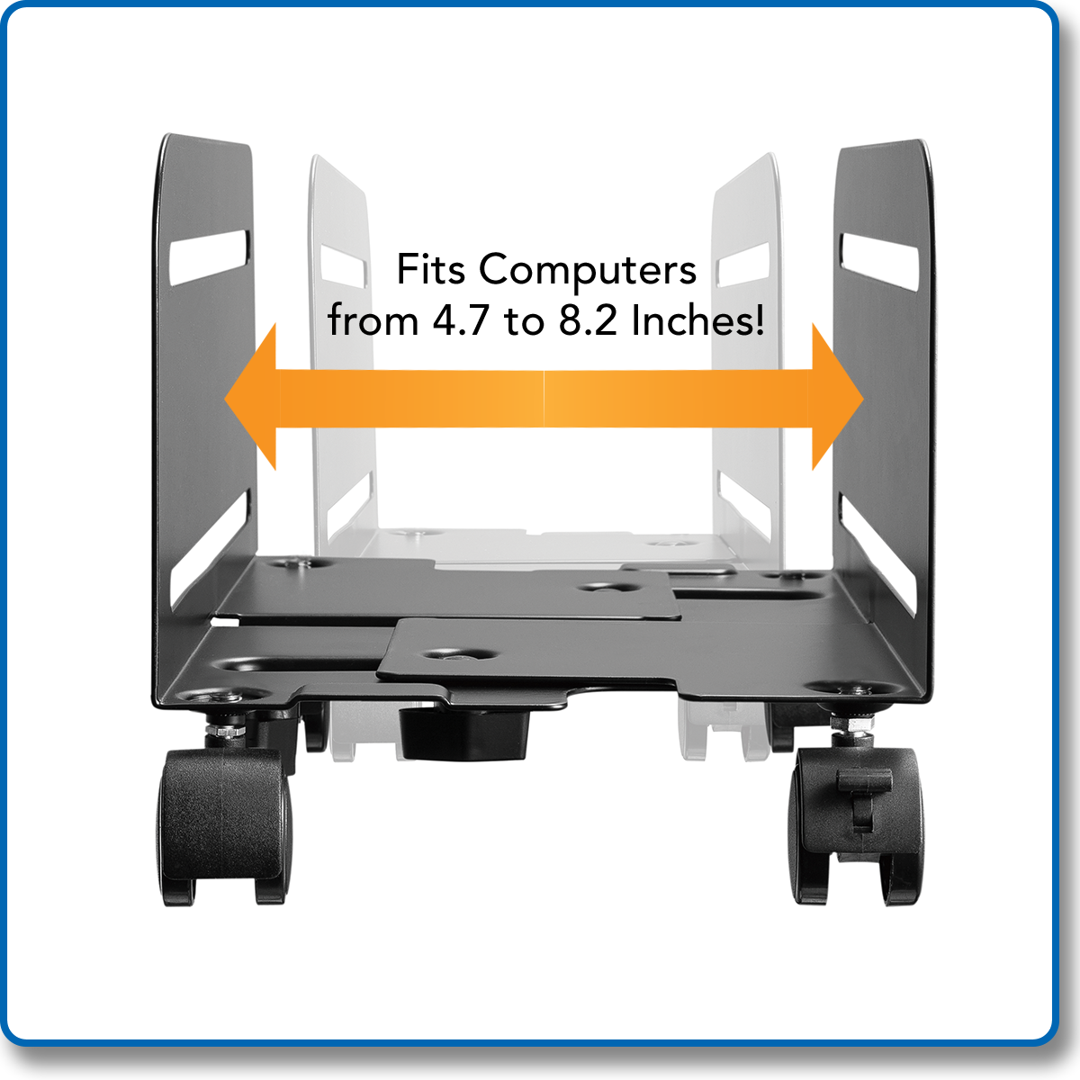 Tripp Lite Mobile CPU Caddy for Computer Towers - Width Adjustable ...