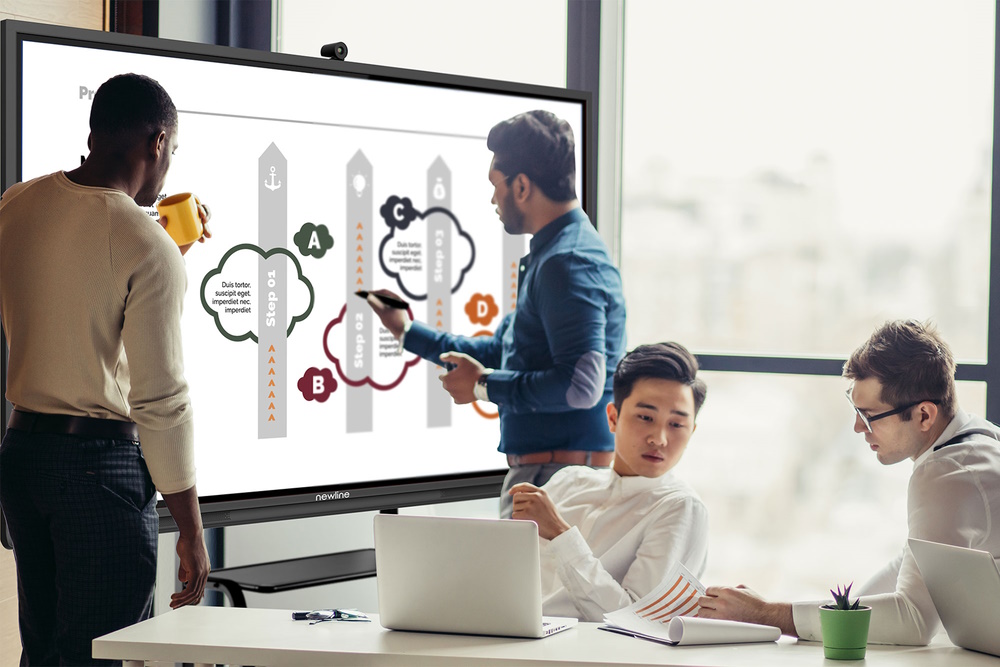 Newline TT-6521Q Q Series - 65" LED-backlit LCD display - 4K - for ...