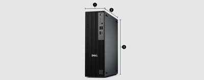 Dell Pro Slim QCS1250 - slim desktop - Core Ultra 5 235 3.4 GHz - 16 GB ...