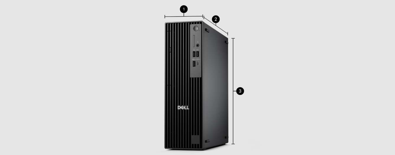 Dell Pro Slim QCS1250 - slim desktop - Core i5-14500 2.6 GHz - 16 GB ...
