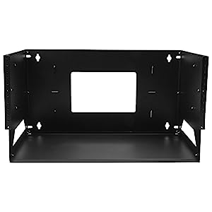 StarTech.com 2-Post 4U Open Frame Wall Mount Network Rack with Built-in ...