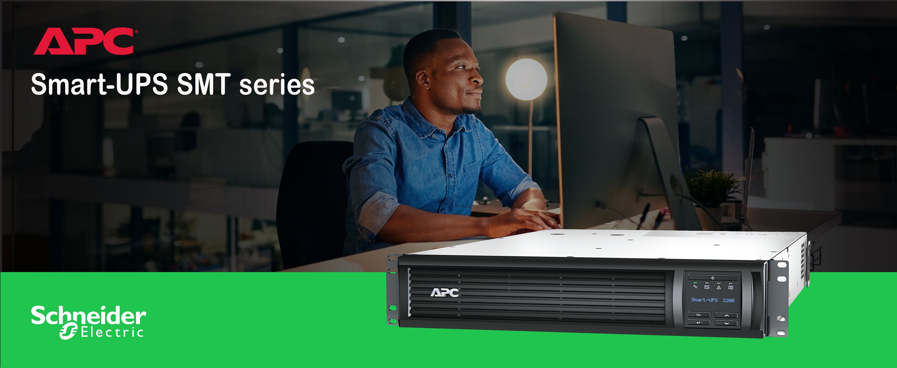 APC Smart-UPS 2200VA LCD RM 2U - UPS - 1980 Watt - 2200 VA