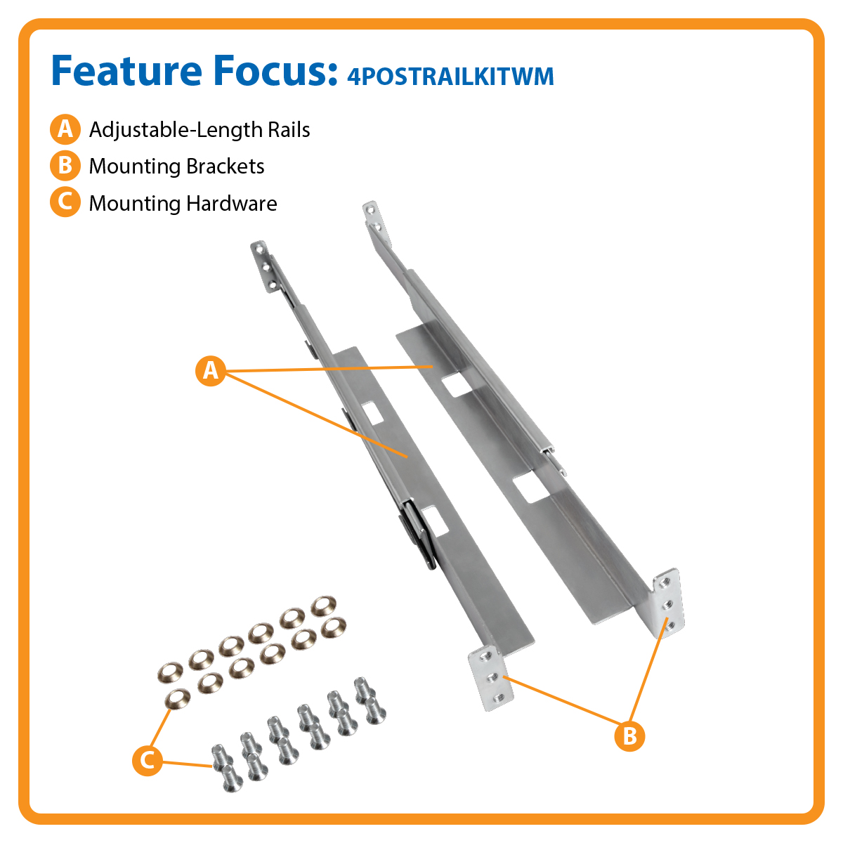Tripp Lite SmartRack 4-Post Rack-Mount Shelf Kit Universal for ...
